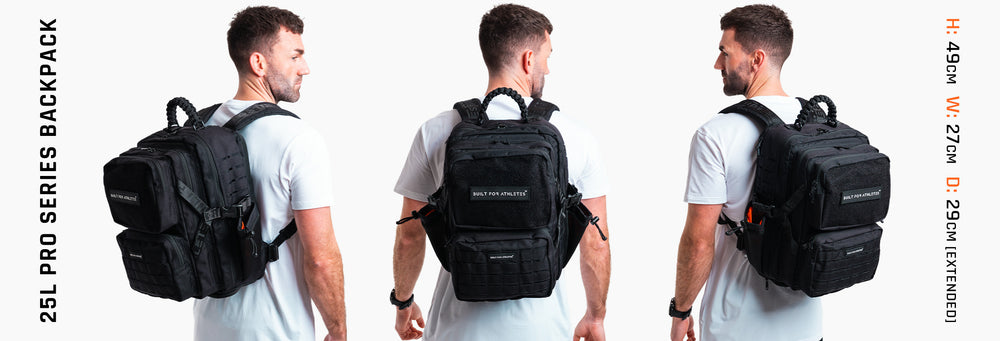 Black Cycling Backpack 22L – Built for Athletes™