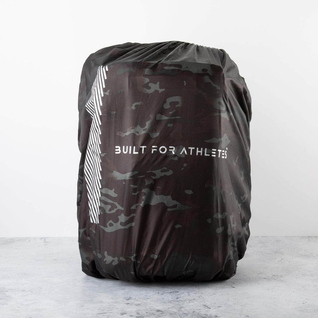 Black Camo Waterproof Backpack Cover – Built for Athletes™