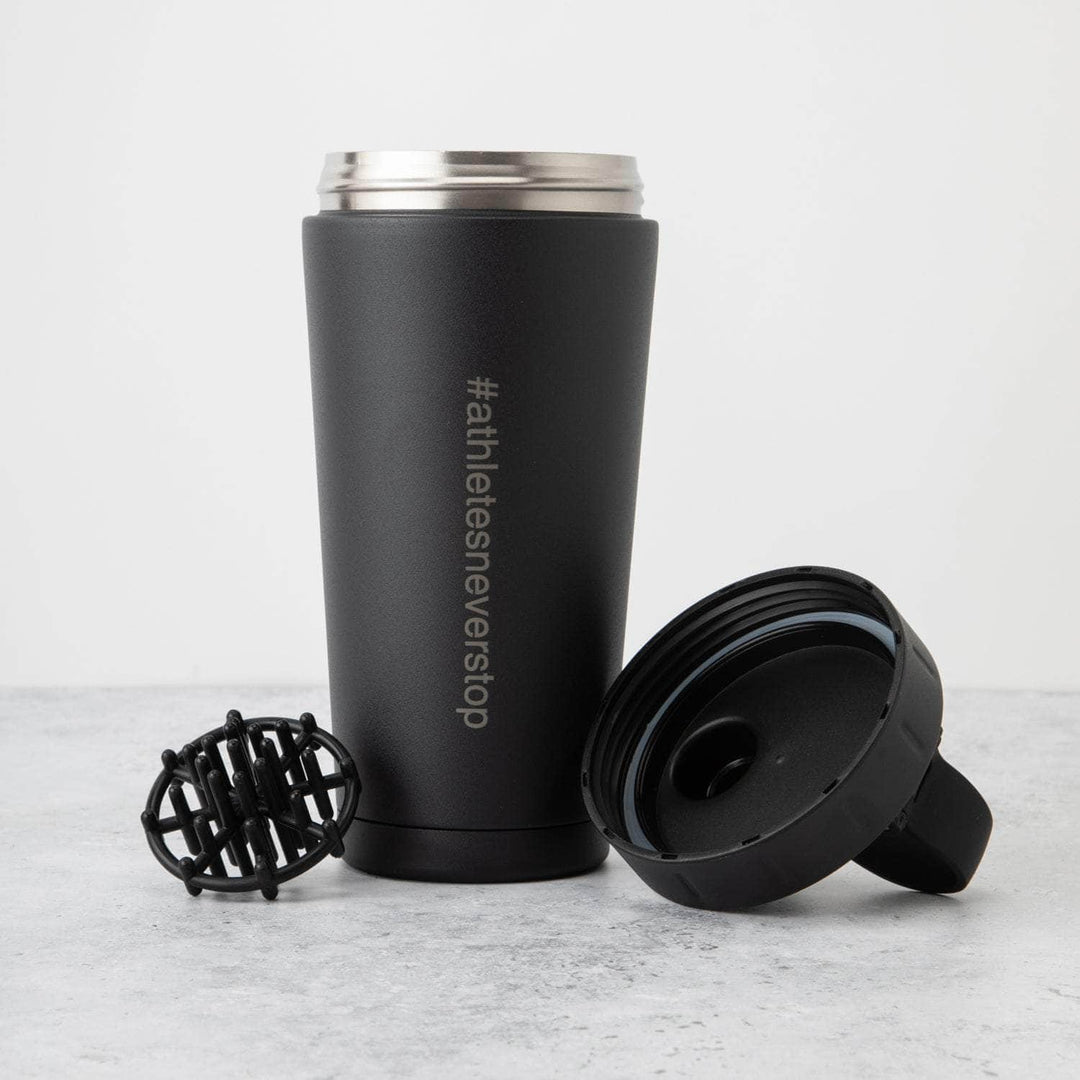 Stainless Steel Metal Protein Shaker - 600ML | Built For Athletes ...